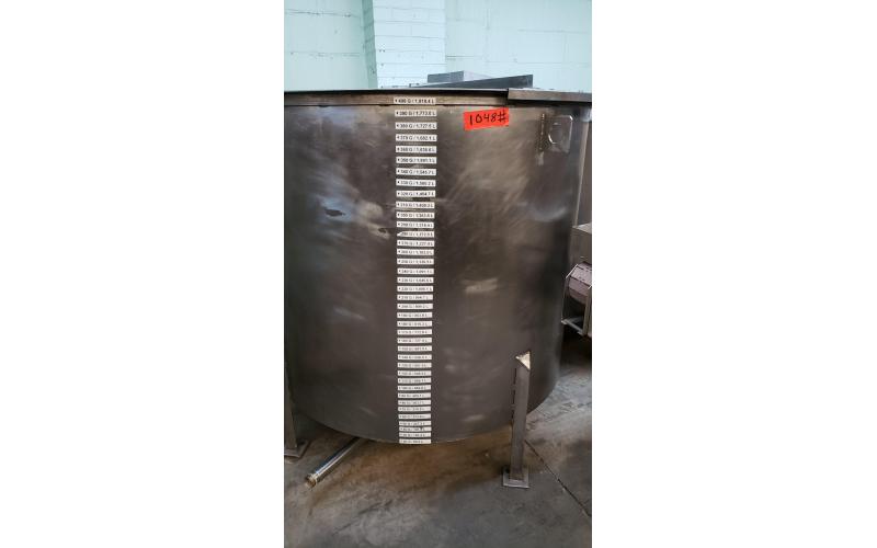 Stainless steel Tank 400 US Gal #1048 | Equipack