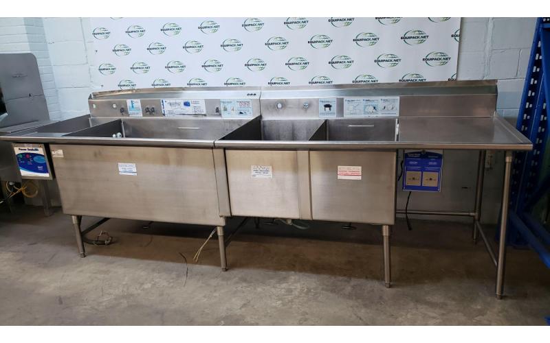 Sink Industrial Sink Power Soak Systems # 9788 | Equipack