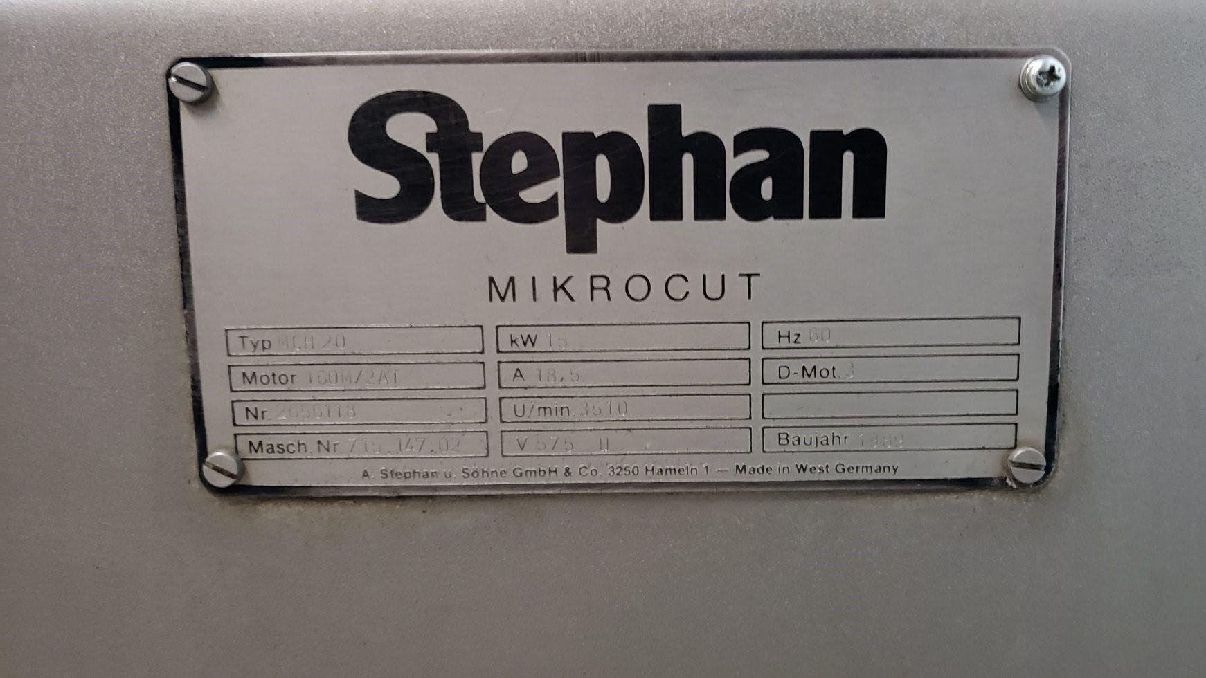 Stephan Mikrocut Model MCH 20 # 7988 | Equipack