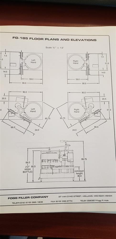 Complete FOGG Line 36-10 Filler # 2507 | Equipack