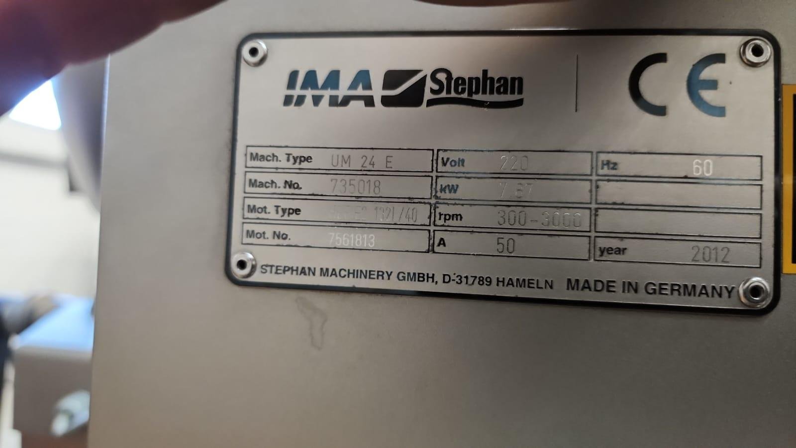 Stephan Mixer Cutter Vacuum Model UM 24 E # 704763 | Equipack