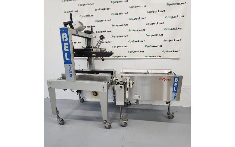 BEL 150 Semi-Automatic Case Tape Sealer & 505 Semi-Automatic Case ...